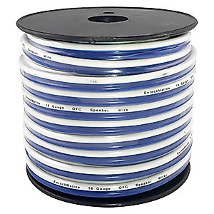 Pyle 16-25' Bay Boat Bluetooth Marine Stereo Receiver, 4 x 150W 6.5'' Marine Speakers (White), 4 Channel Waterproof Amplifier, Amp Install Kit, 18 Gauge 50 FT Speaker Wire, Antenna