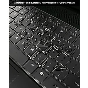 Keyboard Cover Skin for Dell Alienware m17 R5, Alienware m15 R7, Alienware M16 R1, Alienware x15 R1 R2 15.6" & x17 R1 R2 17.3", Alienware m15 R5 R6 R7 15.6", Dell G16 7630 7620 Gaming Laptop, TPU