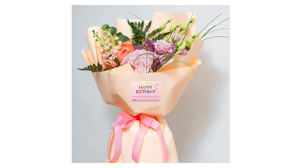 Happy Birthday Gift Stickers - 100 Labels for Celebrations