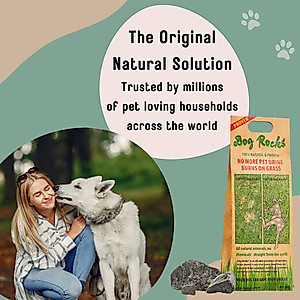 Dog Rocks Dog Pee Grass Neutralizer for Green Grass in 3-5 Weeks | Dog Grass Saver Rock | 100% Natural Urine Neutralizer for Lawn | 200 grams