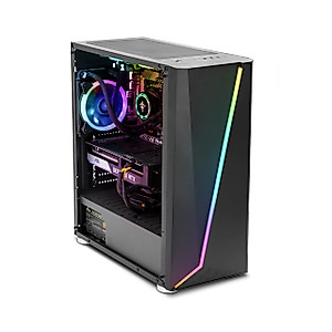 YEYIAN Kunai X12 Gaming PC Desktop Computer, Intel i7-11700F 8-Core 2.5GHz, GeForce RTX 3060 Ti 8GB GDDR6, 1TB NVMe SSD, 16GB DDR4 3200MHz, ARGB Fans, Windows 11, WiFi 5, BT 5.0, 650W Gold PSU