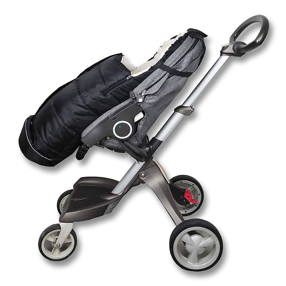 Cozy Baby Sleeping Bag Adaptable for Most Style Strollers,Comfortable Warm Coral Lining, Practical Design of Toddler Stroller Footmuff