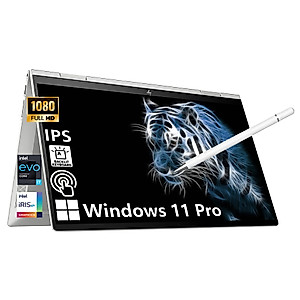 HP Envy x360 2-in-1 Convertible Business Laptop, 15.6” FHD Touchscreen, 12th Gen Intel Core i7-1255U, Windows 11 Pro, 16GB RAM, 1TB SSD, Backlit Keyboard, Long Battery Life, Durlyfish Stylus Pen