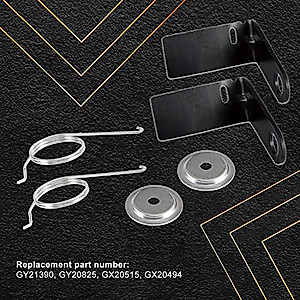 2-Pcs GY21943B GY21943A Brake Pad Kit for John Deere 42" L, D, X Series 100 105 115 100 110 120 125 130 Mower, Replaces GY21943, Included GX20515 Retainer, GX20494 Spring and GX23240 Deck Bushing