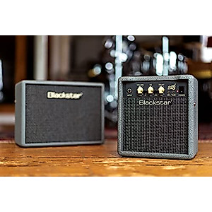 Blackstar Debut 10E Beginners Practice Electric Guitar Amplifier Combo with Delay Effect 10 Watt Headphone Input/Line in MP3 Playback (Bronco Grey)