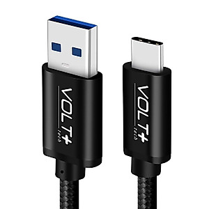 PRO USB Type-C Braided Cable Compatible with Your Microsoft Surface Duo 2 at Full 65 Watt Charging and 5Gbps Data Transfer Speeds [ 1.5M/5Ft Long]