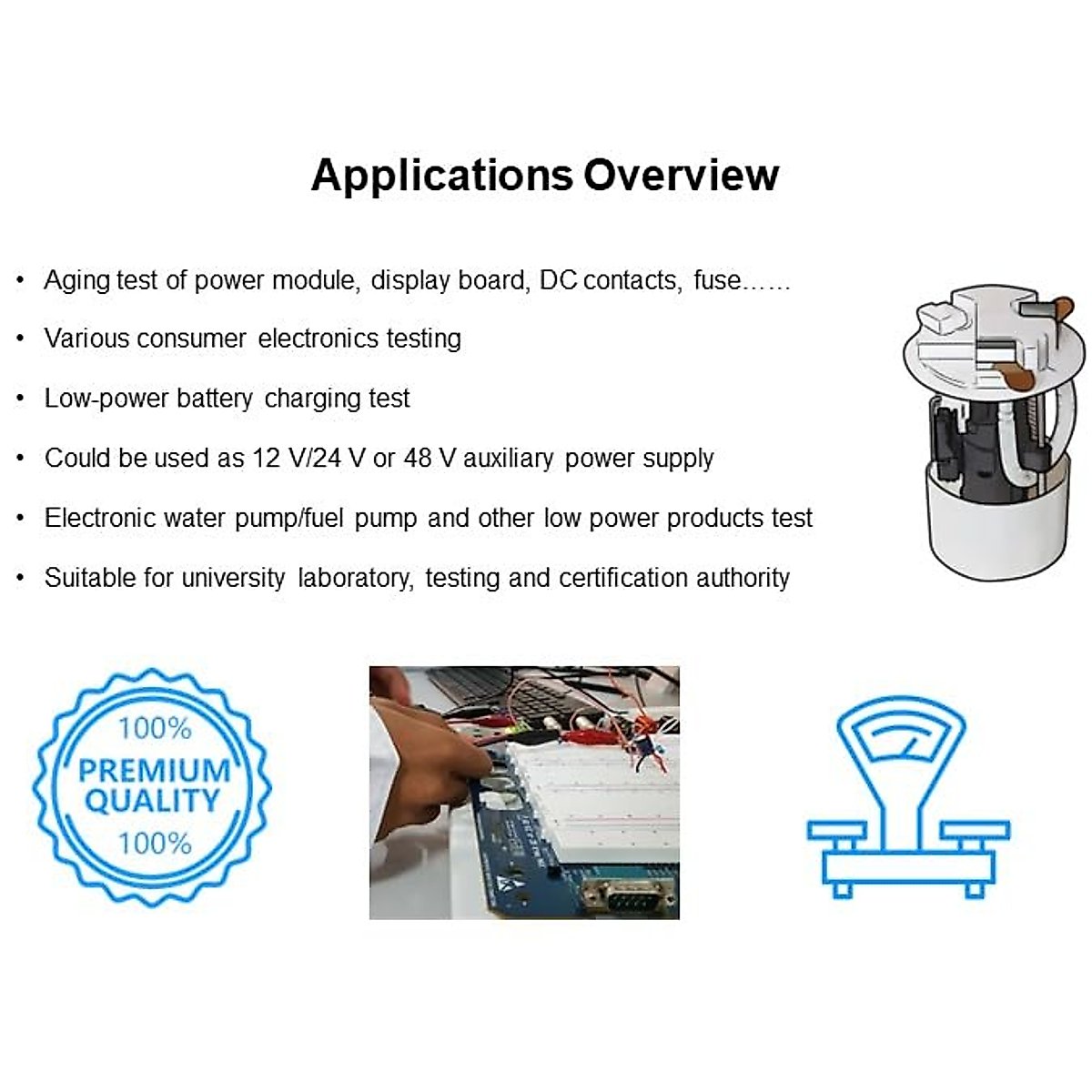ITECH Variable DC Power Supply 60V/8A/180W Lab Bench Power Supply Adjustable with Memory Function CC & CV Coarse and Fine Adjustments IT6721