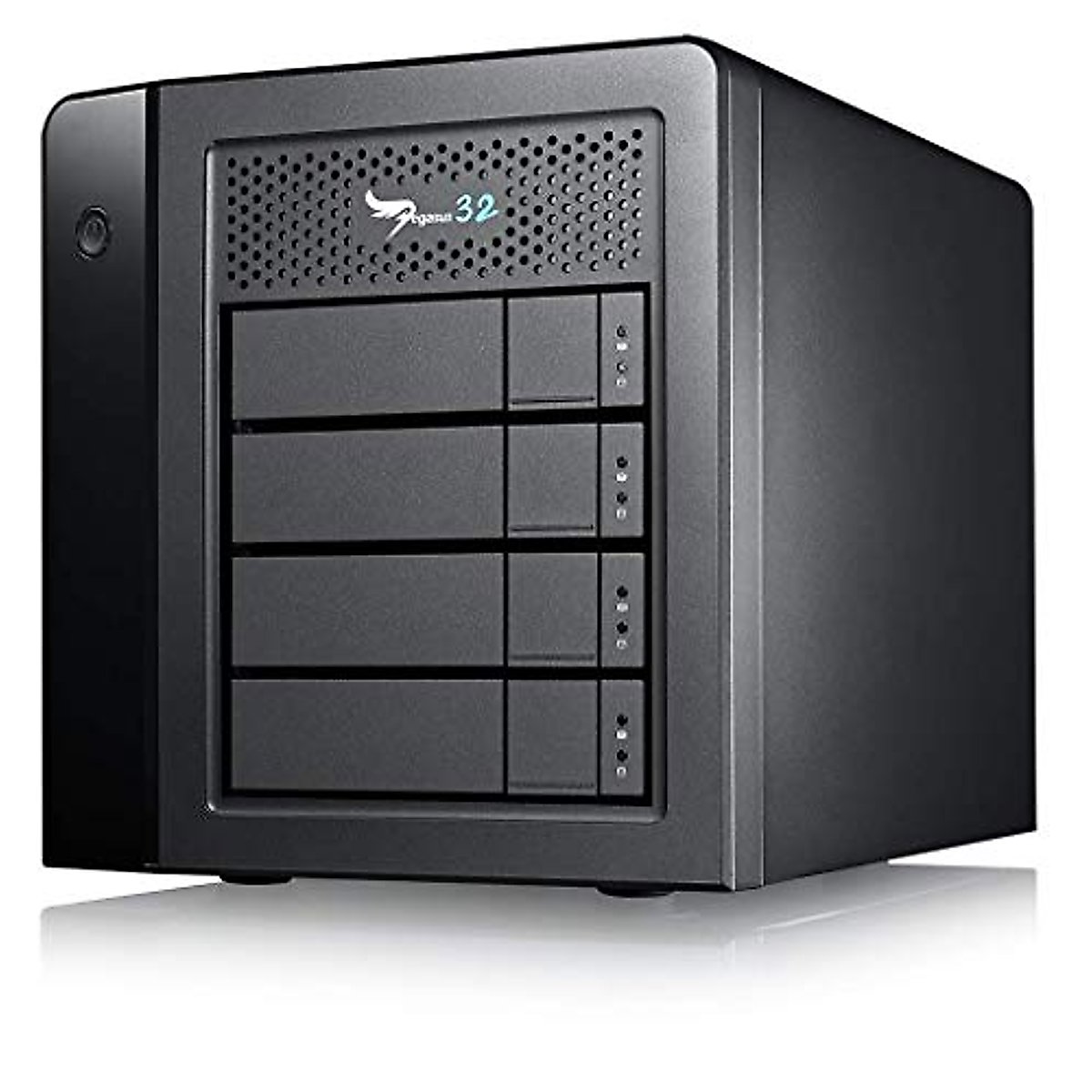 Promise Technology Pegasus32 R4 16TB (4x4TB) Hybrid Thunderbolt 3 or USB32 Direct Attached RAID Storage, High Performance External Hard Drive (P32R4HD16US)