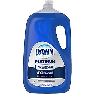 Dawn Ultra Platinum Advanced Power Dishwashing Liquid, Fresh Scent, 90 Ounce(2 PK)