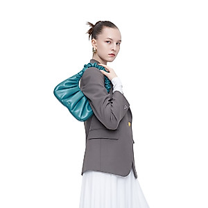 JW PEI Women's Gabbi Ruched Hobo Handbag (Peacock Blue)