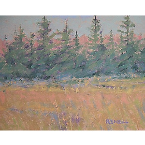 Island Cloud by Glenn Renell, Original Oil on Panel, 11" x 10"