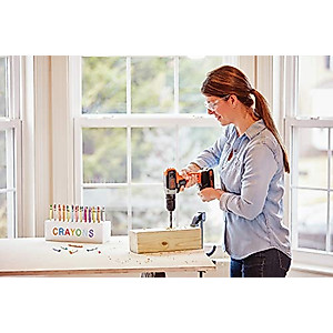 BLACK+DECKER 20V MAX* Cordless Drill, Cordless (BCD702C1)