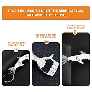 VICASKY 2pcs Key Chain Can Opener Beer Cap Lifter Beer Bottle Opener Cola Bottle Opener Keyring Bottle Opener Wine Lifter Bottle Brish Beer Shotgunning Tool Zinc Alloy Thumb Supplies