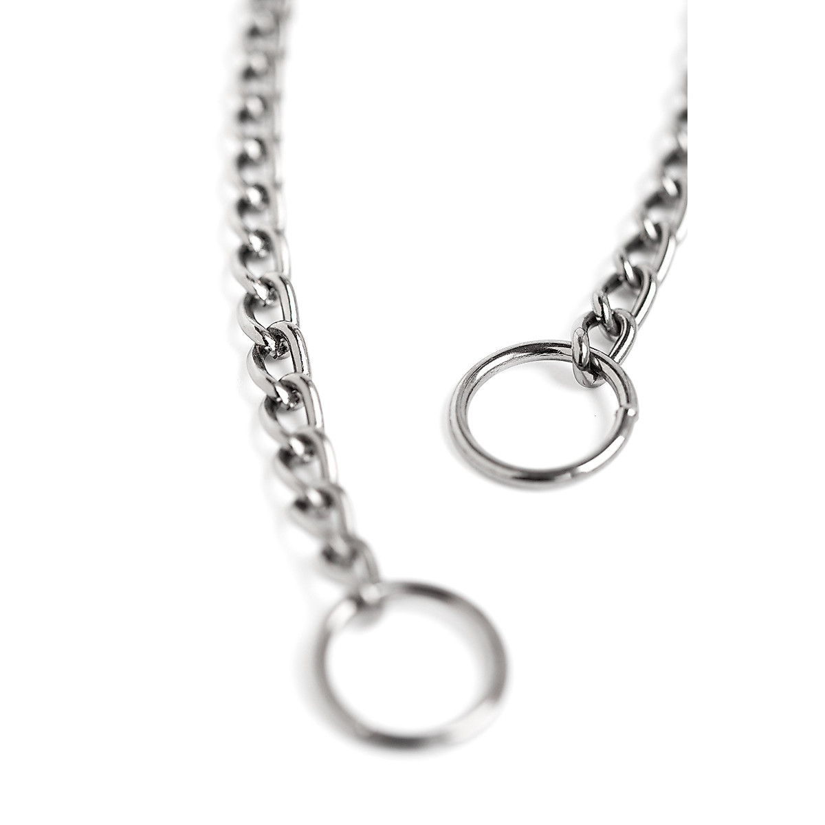 Mighty Paw Chain Slip Collar - Cinch Dog Accessory - Choke Chain Feature - Premium Quality Gunmetal Slip Chain - No Pull Dog Collar - Training Choke Collar - Escape Proof Collar for All Dog Breeds