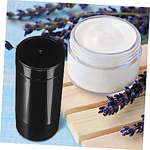 Empty Refillable Bottle 24 pcs for Refillable Cosmetic Aroma Bottle Filling Mini Balm Stick Tube Bottles Cream Black DIY Sample Empty Up Containers Lip Crafting Care Gloss Lipstick Round Tubes ( Color