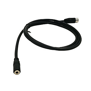 zdyCGTime 3.5mm(1/8in) TRS Stereo Female to 5-Pin Din Male Professional Premium Audio Adapter for Bang & Olufsen, Naim, Quad...Stereo Systems