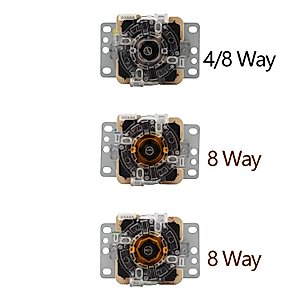 SJ@JX Arcade Game Controller Button Microswitch 8 Way Joystick Zero Delay USB Encoder Cable Stick DIY Kit for PC MAME Retropie Raspberry Pi