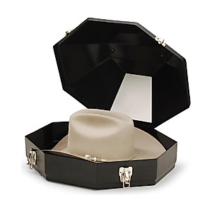 Western Hat Can Black 4" Brim