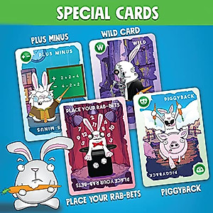 Three Archers Games One Two Many Rabbits Card & Dice Game | Fun Family Game | Entertaining and Educational | 10-20 Minutes, 1-4 Players, Ages 7 and up