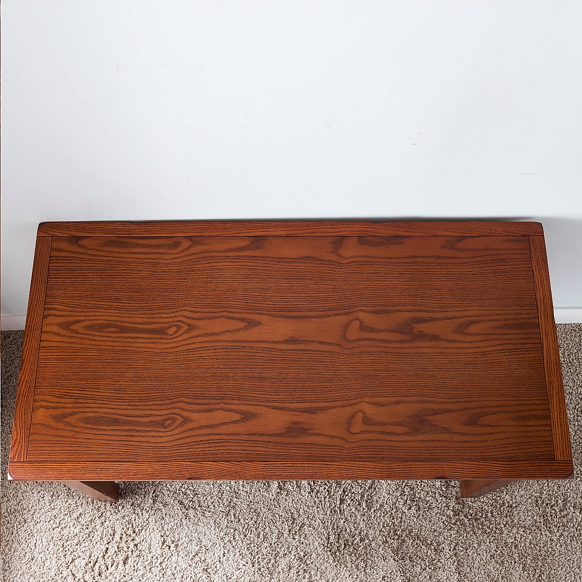 Leick Home 89400 Oak and Slate Laptop Desk with Drop Front Keyboard Drawer, Distressed Rustic Autumn