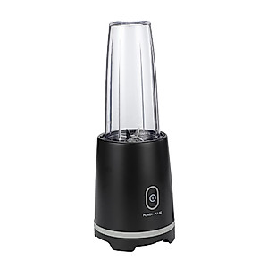 XoTiq Black Single-Serve Blender with 1 Travel Lid, 16 oz
