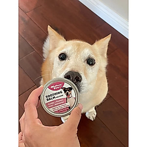 Wellnergy Pets Soothing Balm for Dogs - Natural Paw Protection and Skin Soother for Dry Paw Pads and Noses - Vet Formulated Elbow Butter and Dog Foot Cream - Dog Snout Balm and Dog Feet Moisturizer