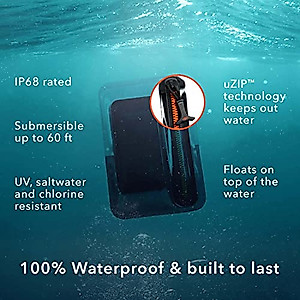 ugo wear Waterproof Phone Case - Universal Floating Dry Bag for Mobile Phones - Clear Protection Pouch - Touchscreen Compatible - Slim Signature Collection - Fits Most Phones Up to 6.8 Inches