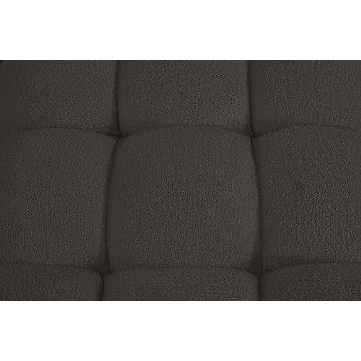 Meridian Furniture 611Brown-Sec4A Ames Collection Modern | Contemporary Modular Sectional with Rich Brown Boucle Fabric, Modular to Create Infinite Configurations, 102" W x 68" D x 28" H, Brown