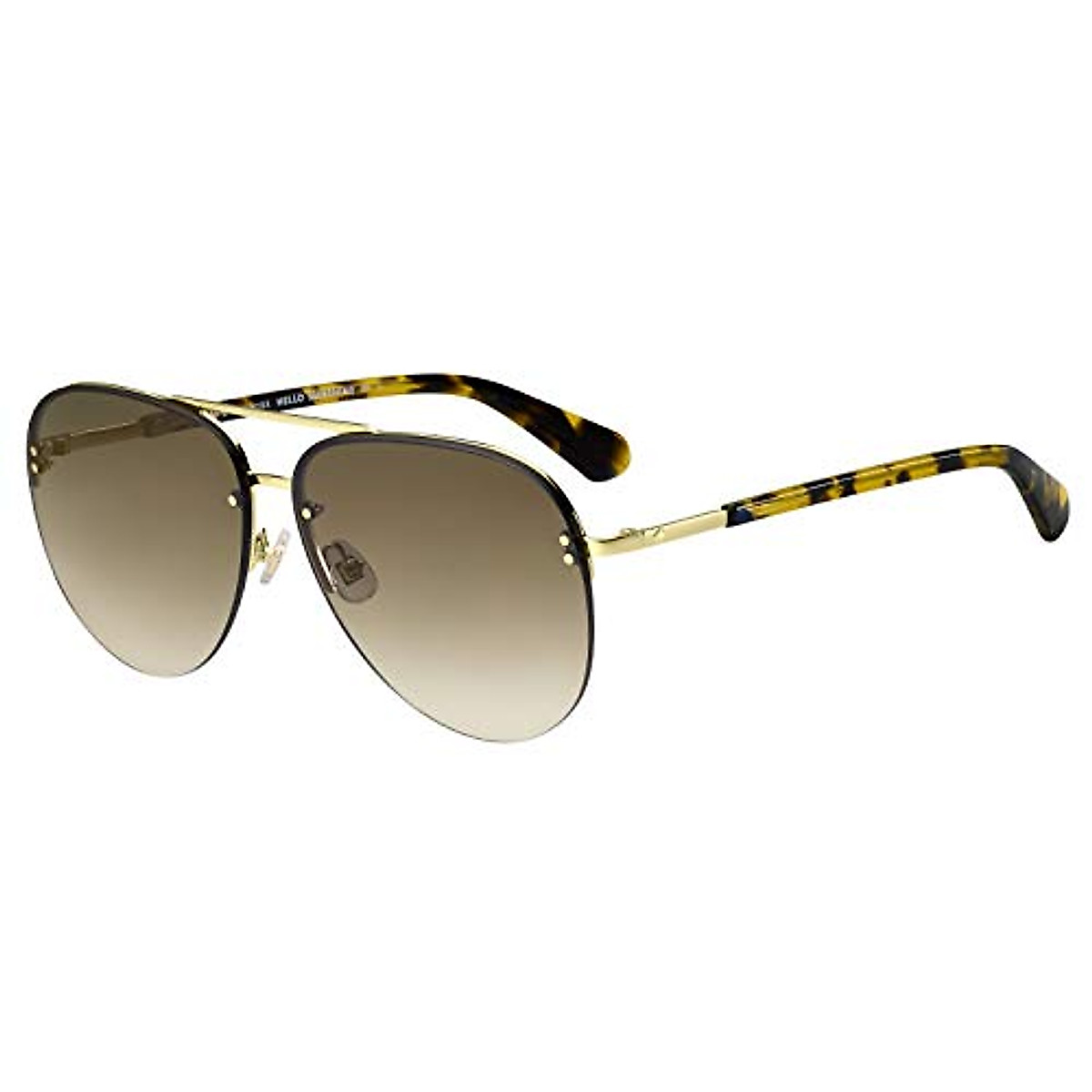 Kate Spade Sunglasses (Safilo Group) Women's Jakayla Aviator Sunglasses, Dark Havana, 62 mm