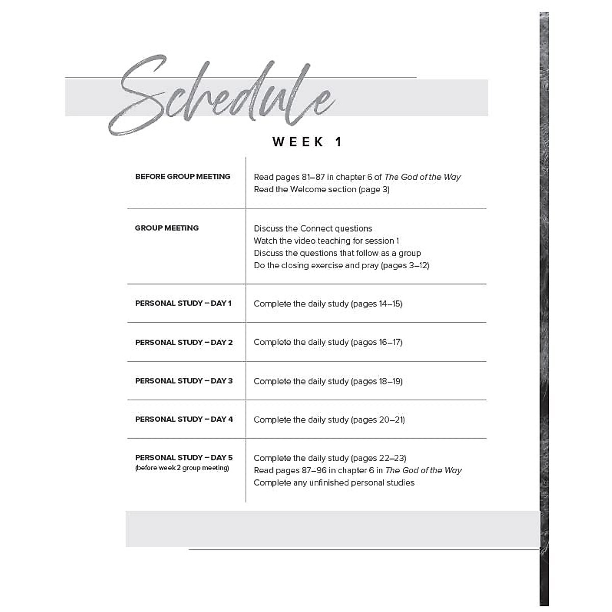 The God of His Word Bible Study Guide plus Streaming Video (God of The Way)