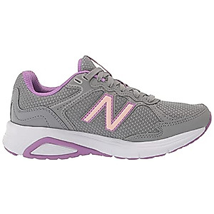 New Balance Women's 460 V3 Running Shoe, Grey/Oyster Pink, 7.5 Wide