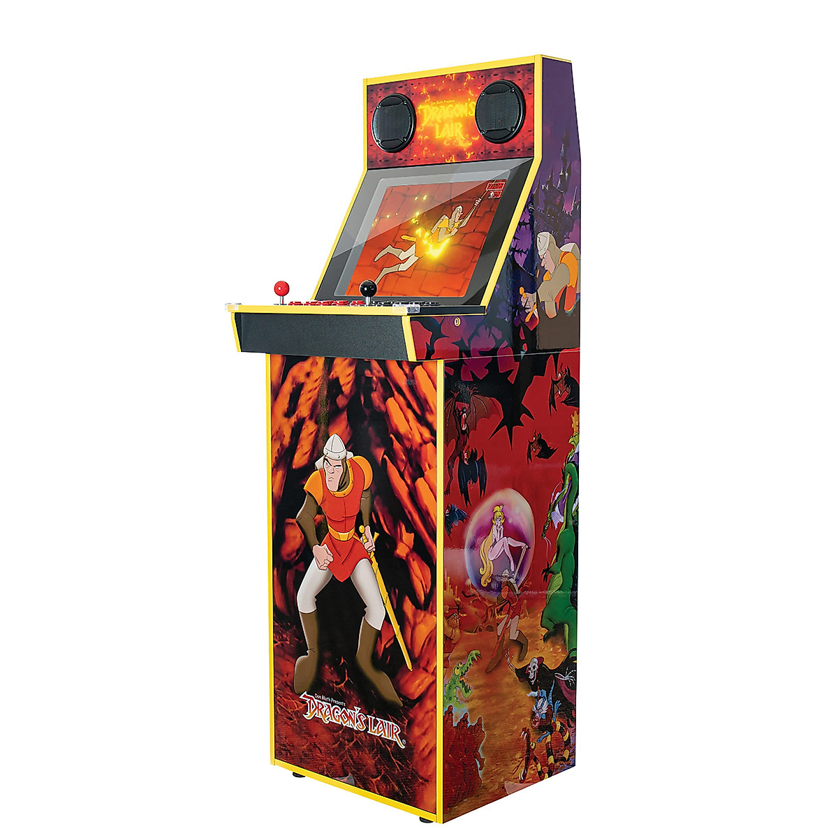 Dragon's Lair Edition Premium Bartop Arcade Console (Stand Sold Separately), 128GB Memory w/Expandable Game Library WiFi, Bluetooth, Sanwa-Like Controls. Pre-Loaded with 11 Games Inc. Dragon's Lair