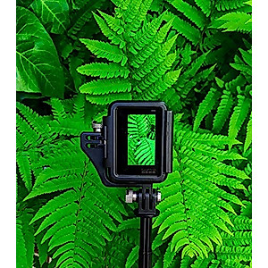 Dreampick Vertical Mount for GoPro Hero 10 9 8 7 6 5 4, DJI Osmo Action Vertical Frame Camera Vertical Mount, Case for GoPro Vertical Mount, VRT Vertical Adapter