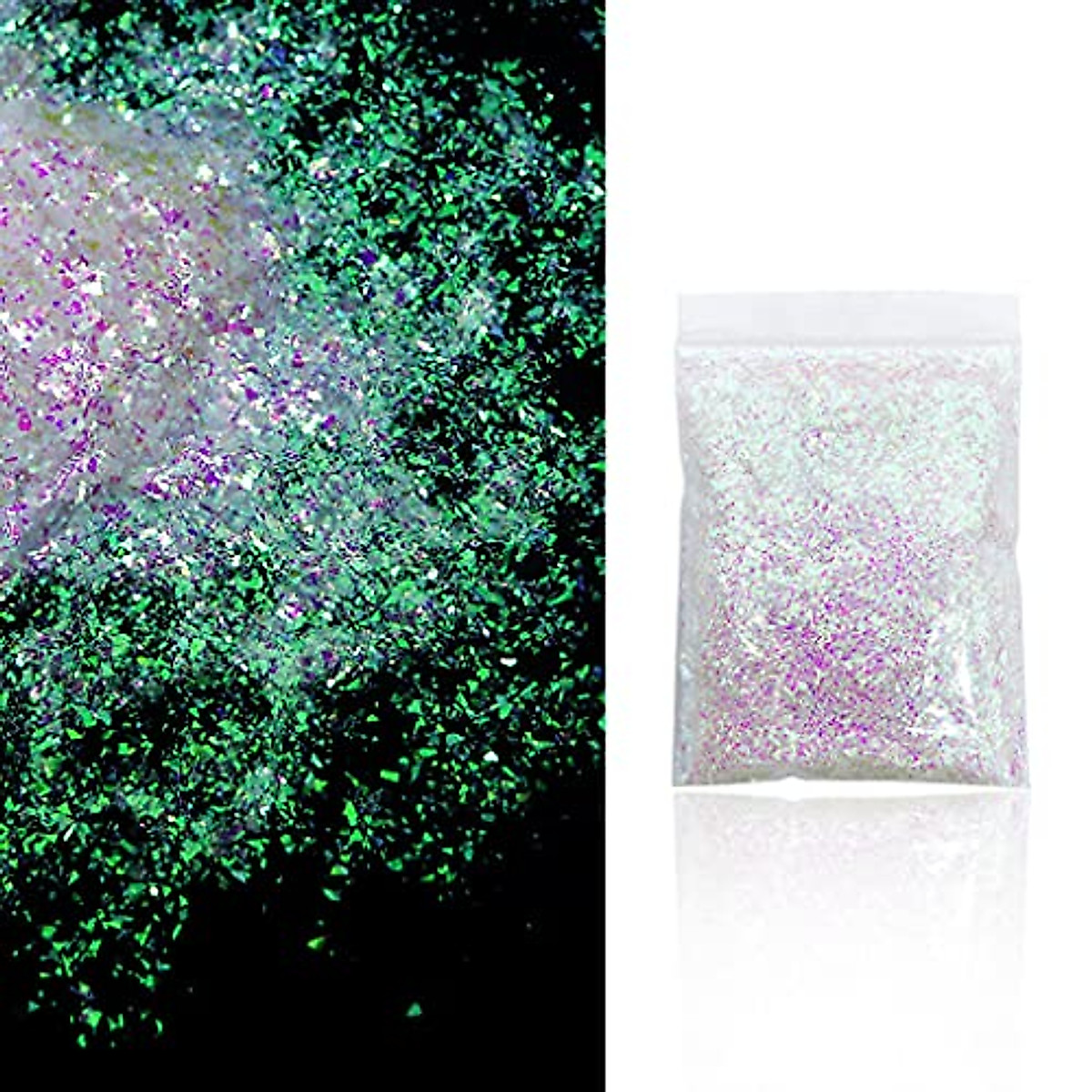 Nail Art Glitter Sequins Flakes Colorful Irregular Confetti Glitter Sequins for DIY Craft Face Body Glitters