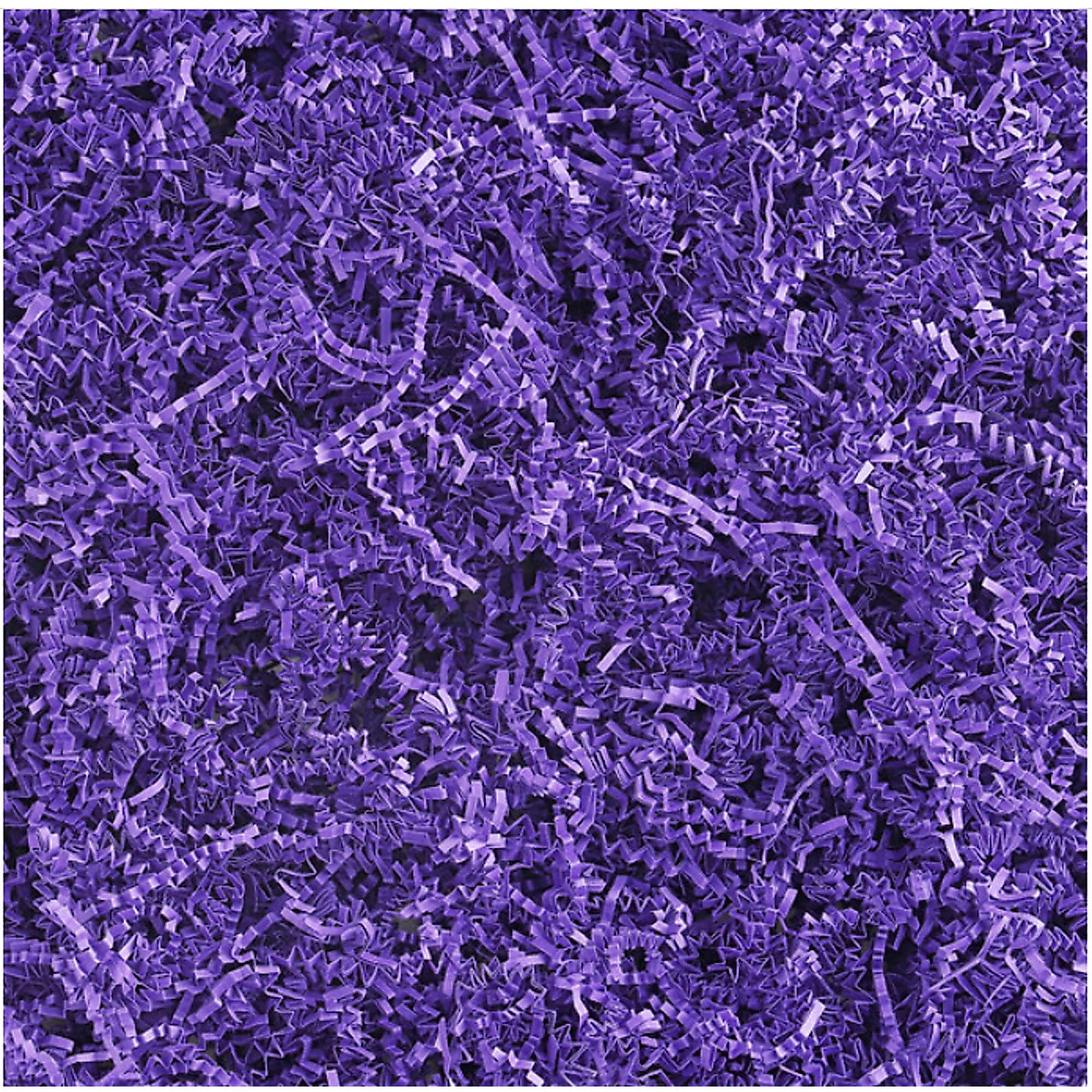 Mozingo 10 LB Crinkle Cut Paper Shred Filler for Gift Bags Packing Boxes and Stuffing Baskets Bulk (10 LB, Purple)
