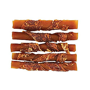 SmartBones Chicken-Wrapped Sticks, Treat Your Dog to a Rawhide-Free Chew Made With Real Chicken and Peanut Butter 8 Count (Pack of 1)