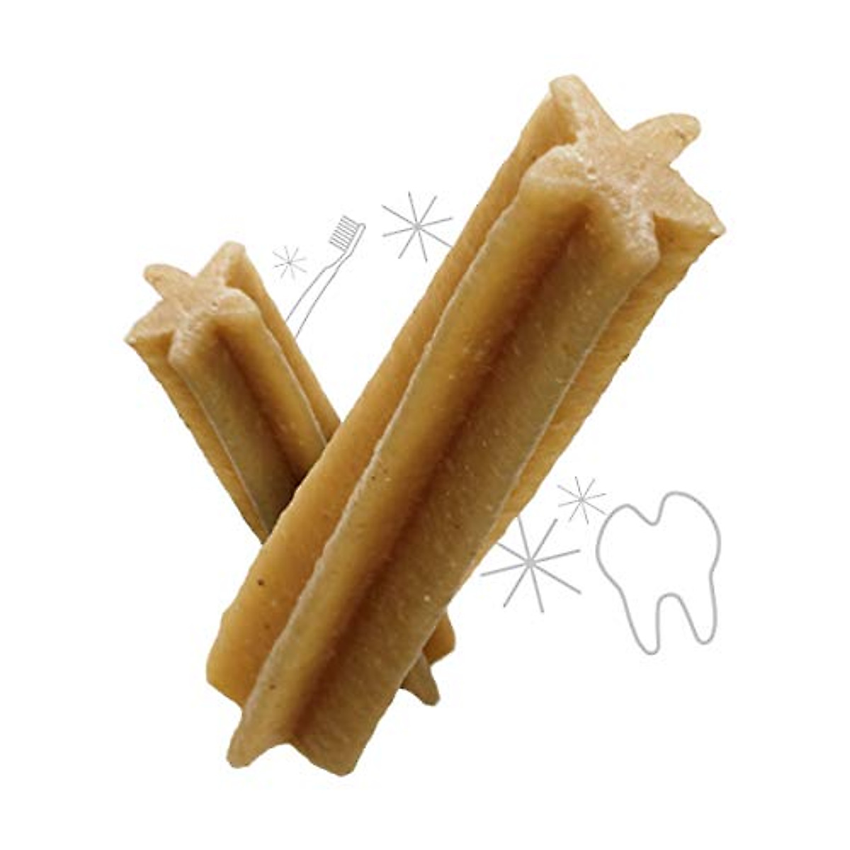 Purina ALPO Made in USA Facilities Small/Medium Dog Dental Chews, Dog Snacks - 24 ct. Pouch