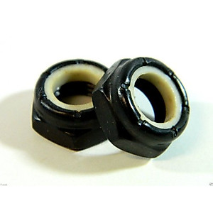 2 Kingpin Nuts for Skateboard Longboard Trucks Dimebag Lock Nuts 3/8 (Standard)