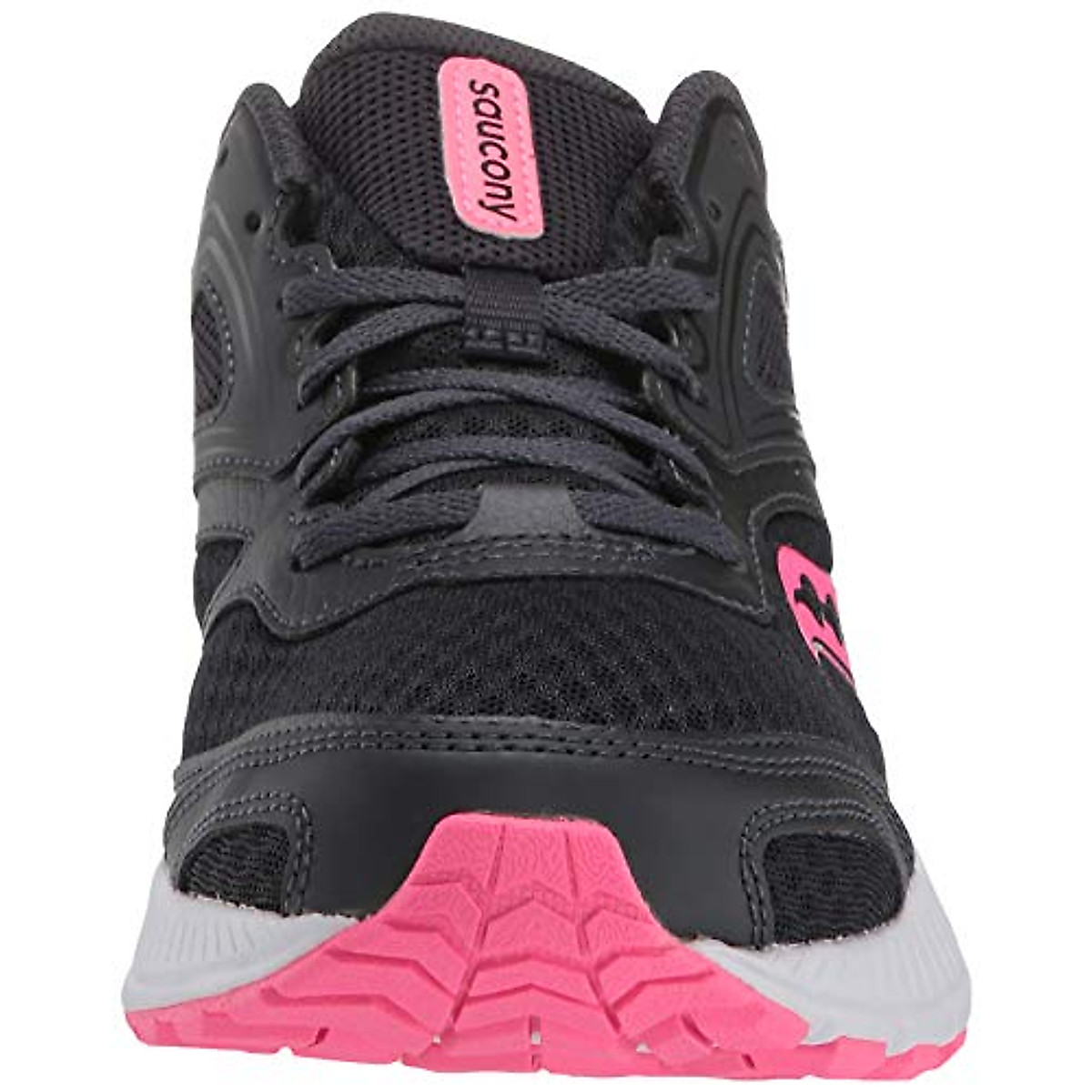 Saucony womens Versafoam Cohesion 12,Black/Pink,8 W US