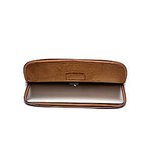 XSKN Leopard Spot Canvas Fabric Zipper Laptop Sleeve Case Cover for All 13 14 15 inch Computers, Bag MacBook Air Pro Retina Laptops Notebook (13 inch, for 13.3 Laptop), Pink