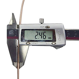 YOTENKO SMA Antenna Extension Cable SMA Male to SMA Female Bulkhead Mount RF Connector RG316 Cable 2M 6.5Ft for Handheld Ham Radio 4G LTE Router Gateway Cellular SDR USB Dongle Receiver