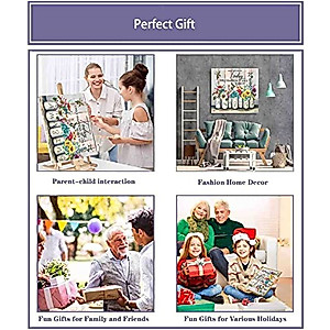 Inspirational Flower Paint by Numbers for Adults Beginner DIY Arts and Crafts Paintwork with Paintbrushes Canvas Oil Painting Wall Decor 16X20 inch