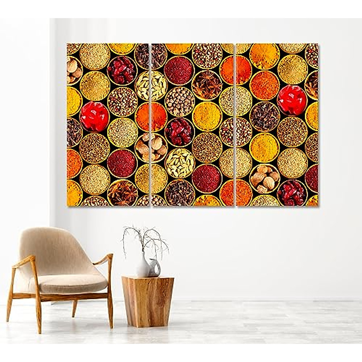 Various Spices Canvas Print 1 Panel / 36x24 inches