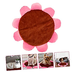 ABOOFAN Pet Mat Cat Mat for Food Household Cleaner Plush Sofa Dog Mat Funny Doormat Small Pet Bed Washable Pet Pad Small Dogs Mat Warm Cat Bed Crystal Velvet to Sleep Plush Dog
