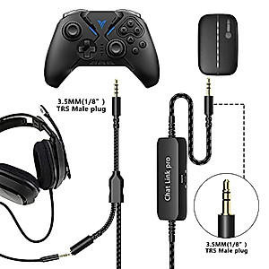 gozahad Chat Link Pro for Elgato HD60S, Chat Link Cable with in-line Isolator for HD60 X Capture Card, Chat Adapter Compatible with Nintendo Switch, Xbox One, PS4 and PS5