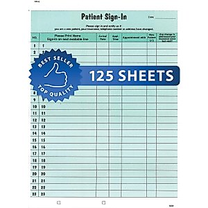tabbies Confidential Record Book, Green (14532), 125 Pack