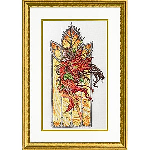 Dimensions Dancing Fall Fairy Counted Cross Stitch Kit, Multicolor 7 Piece