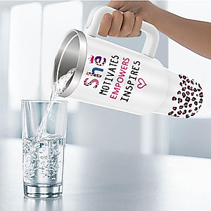 Boss Day Gifts for Her - Boss Gifts for Women - Boss Lady Gifts Tumbler, Gifts for Boss Woman, Boss Birthday Gifts for Women, Boss Gifts for Christmas, Boss Tumbler Cup (40 oz，with Lid and Straw)