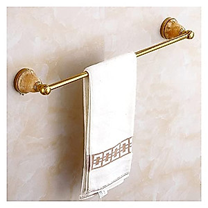Towel BAR Rack Hand Towel Holder,Bathroom Bathroom Copper,Hand Towel Holder,European Towel Rail/Color/Double Pole (Color : Color, Size : Towel Rack)