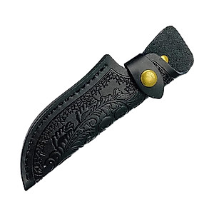 Leathers Sheath Case Pocket Straight Sheath Carriers Holsters Handmade Pouches With Belt Loop